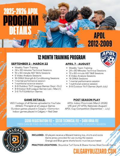 APDL – Calgary Blizzard Soccer Club