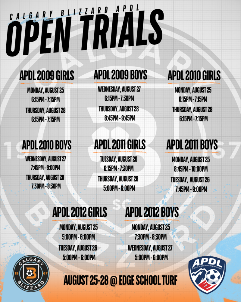 APDL – Calgary Blizzard Soccer Club